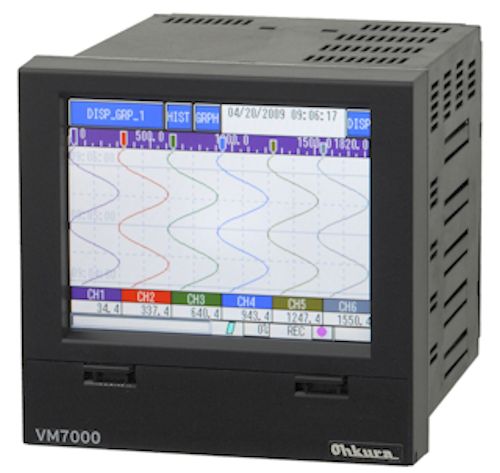 Ohkura Paperless Recorder | VM7000 - Senze Instruments Pte Ltd